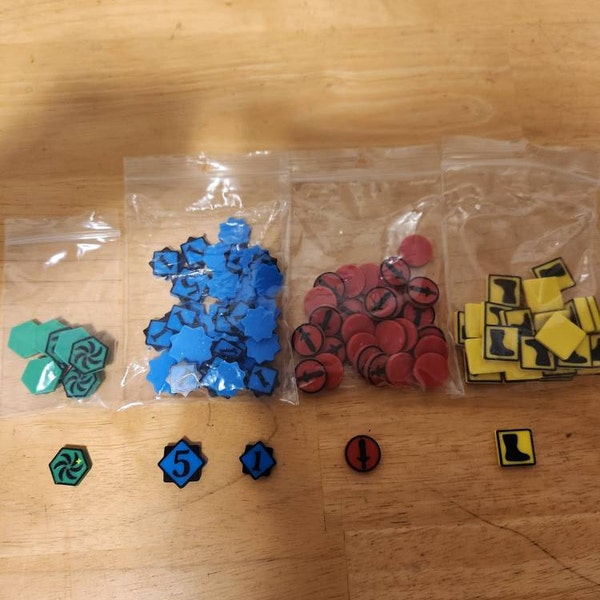 Resource Token Set Compatible With Clank! - Etsy