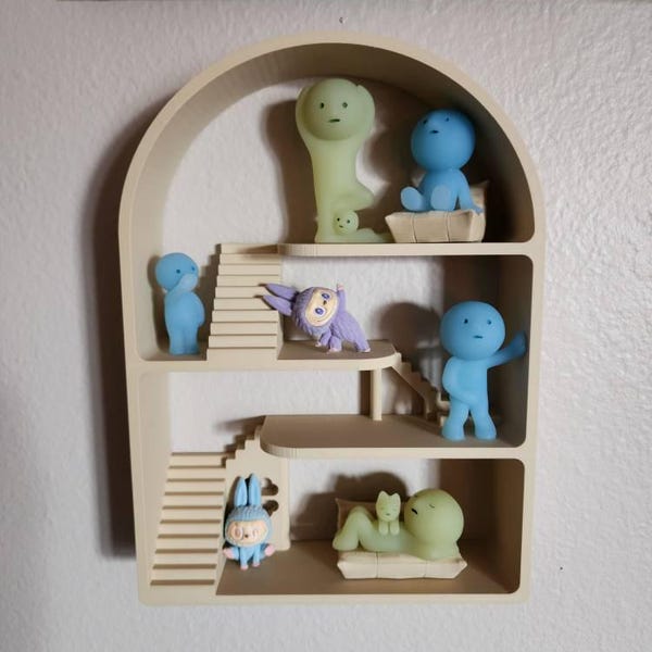 Smiski Display Shelf Stand House - Classic Series Home - Made by CG - Etsy