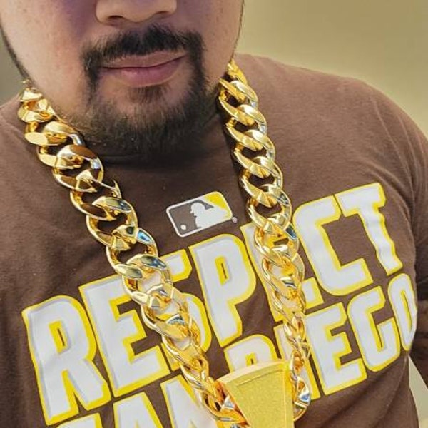 Custom Swag Spinner Chain Logo Miami Cuban Link Swag Bling Turnover ...