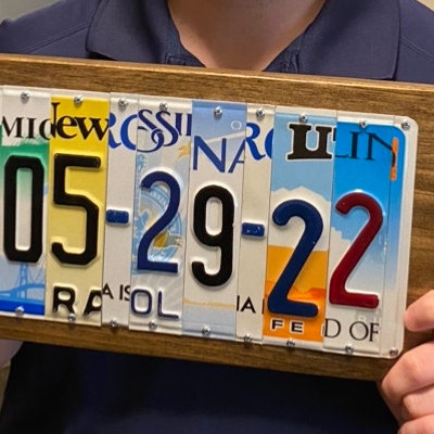 Happy Campers Custom License Plate Sign RV Life Camping Sign - Etsy