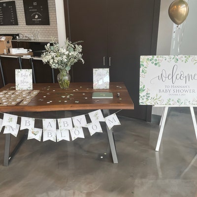 Bridal Shower Banner, PRINTABLE, Greenery Bride to Be Banner, Bridal ...