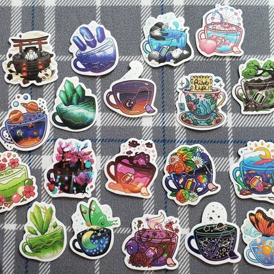 5-50 Pack Science Themed Stickers for Laptops, Skateboards, Phones ...