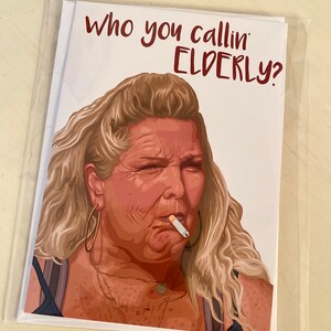 Angela Swindle Cake Birthday Card 90 Day Greeting Card 90DF Inspired ...