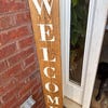 Welcome Sign With Post for Front Step or Porch - Etsy