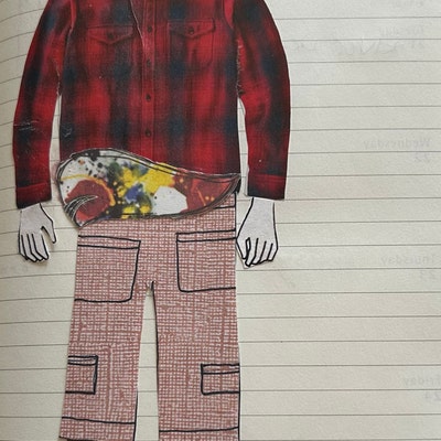 MAN Paper Doll Set Easy for You to Customize With Your Own Photos ...