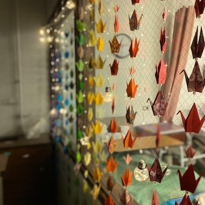 Custom Rainbow Origami Garland - Etsy