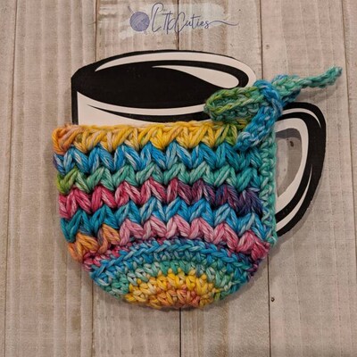 PRINTABLE Mug Cozy Template BONUS Mug Cozy Crochet Pattern Downloadable ...