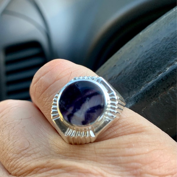 Blue John Signature Ring - Mens Ring - Gents Ring - Handmade in ...