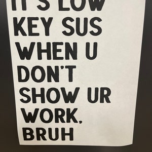 Funny Classroom Posters Math Classroom Decor High School - Etsy