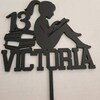 Reading Cake Topper, Book Cake Topper, Reading Book Topper ...