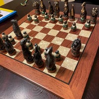 Large Gothic Horror Chess Set, Customisable Colours (pieces Only/no ...