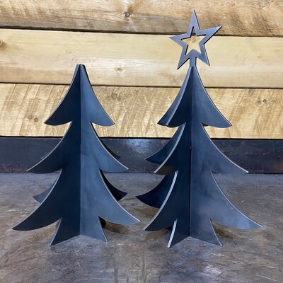 Personalized Christmas Trees Modular DXF and SVG Files Full Alphabet ...