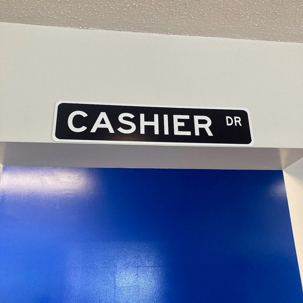 Cashier, Cashier Gift, Cashier Sign, Cashier Decor, Gift for Cashier ...