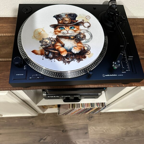 Rotating Vertigo Rings Felt 12" Turntable Mat - Etsy