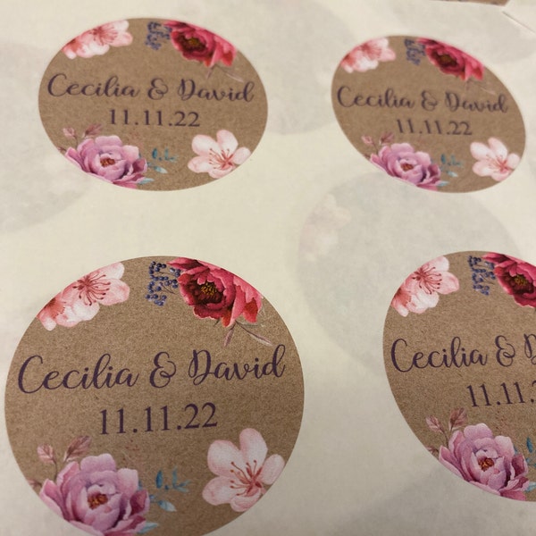 Thank You Stickers, Custom Mason Jar Labels, Watercolor Stickers ...