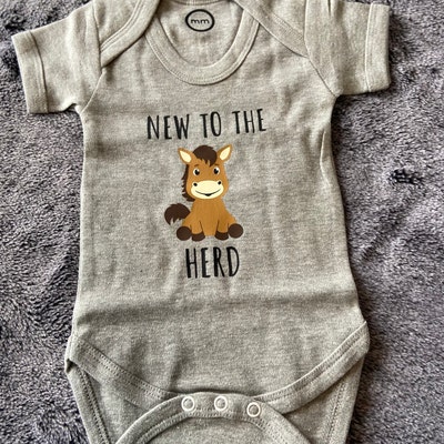 Funny Farming Baby Clothes / Tractor Baby Wear / Im Proof Daddy Doesn't ...