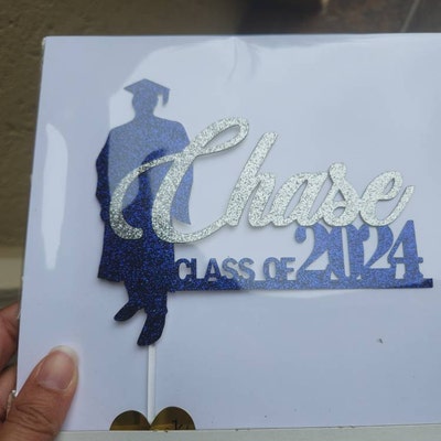 Personalized Graduation Cake Topper Class of 2024, Personalized Cake ...