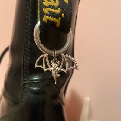 Handmade Silver Heart Boot Charms - Etsy