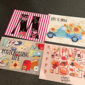 Festive Months of the Year Postcard Bundle Gift for Postcard | Etsy