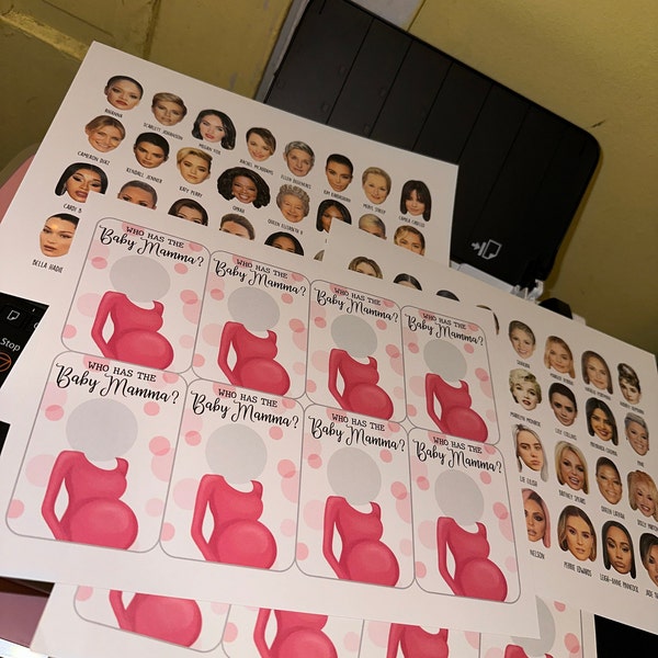 Who Has the Groom Celebrity Heads Bridal Shower Games, Unique ...