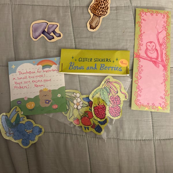 Wildflowers of the Sierra Nevada Sticker Sheetwaterproof Vinyl Matte 12 ...