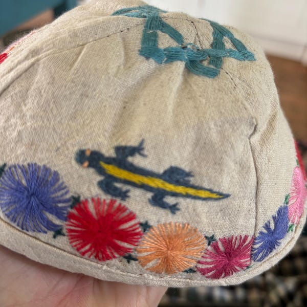 Limited Edition Kippot: Handmade - Embroidered - Unique - Colourful ...