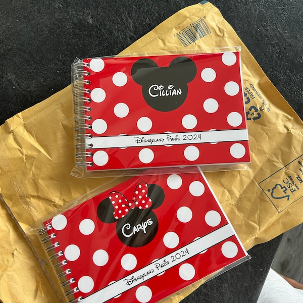 Minnie Mouse Personalised Autograph Book - Etsy