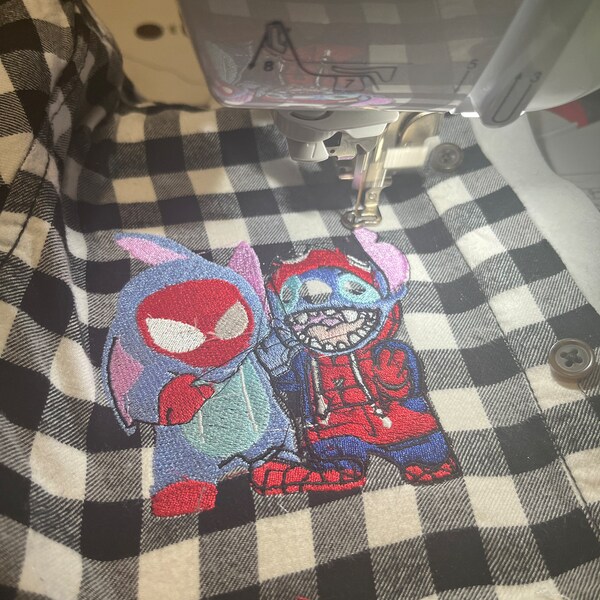 Stitch and Spiderman Embroidery Designs, Stitch and Spiderman Machine ...