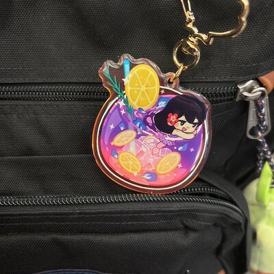 OMORI Charms OMORI Keychains Beach Set Aubrey Charm, Kel Charm, Hero ...