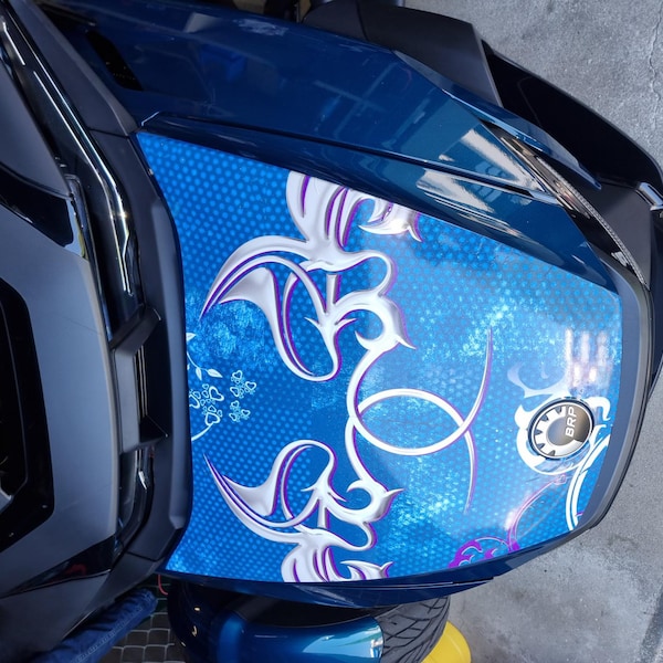 Can Am Spyder RT LTD Graphic Wrap Decal Kit Perennial 2020 & up - Black ...