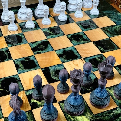 3D Printed Hexchess Set the Royals Socket Version - Etsy UK