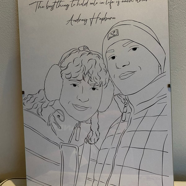 Personalized Photo Coloring Pages, Custom Coloring Page, Party Activity ...