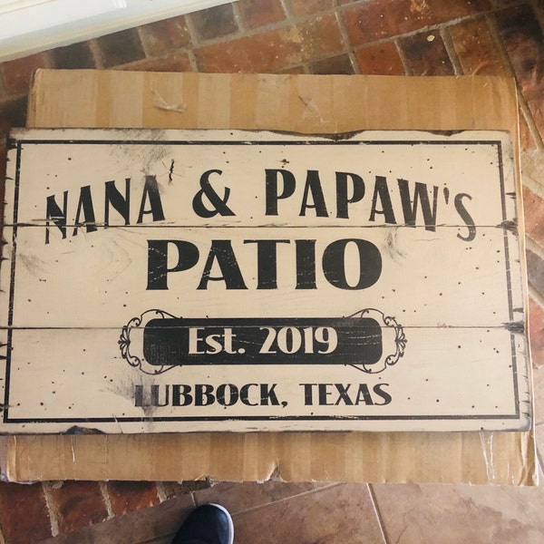 Custom Distressed Irish Pub Proprietor Sign - Rustic Hand Made Vintage ...