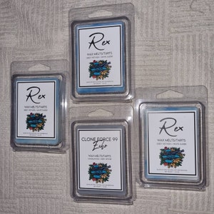 WAX MELT Clone Force 99: Echo 2.5 Oz Amber Noir Grey - Etsy