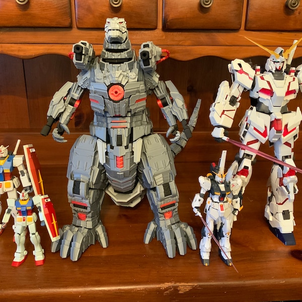 Mecha Godzilla Articulated - 3D Print - Etsy