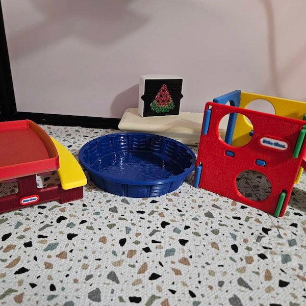 Kiddie Pool Remake 3D Printed Reptile/small Pet Sandbox/food Bowl ...