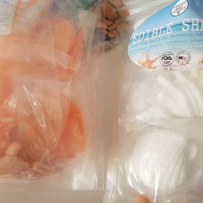 Hard Candy Edible Sugar Shells Very Detailed Cupcake or - Etsy