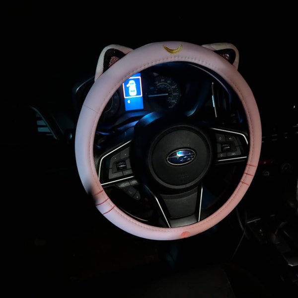 Retro Fashion Beige Brown Steering Wheel Cover,custom Text Four Seasons ...