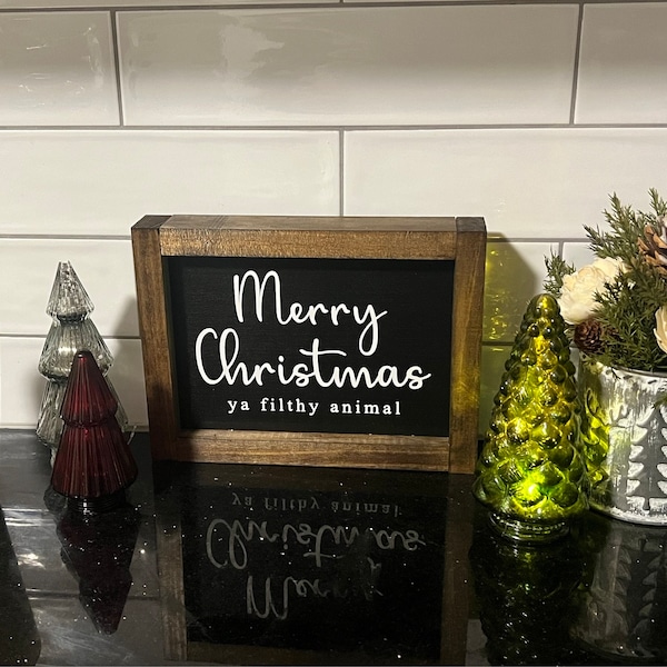 Merry Christmas Ya Filthy Animal | Home Alone Movie Quote | Christmas ...