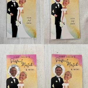 Bridal Shower Wedding Scratchers Scratch off Lottery Tickets Game - Etsy