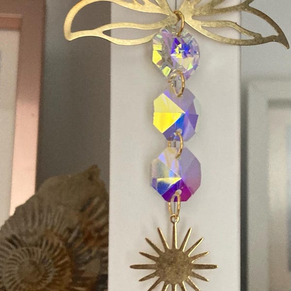 Crystal Suncatcher Room Decor, Window Decal, Summer Light, Rainbow ...