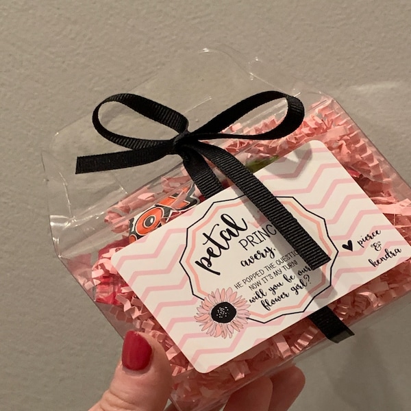 Will You Be My Proposal Flower Girl Proposal Box, Personalized Mini ...