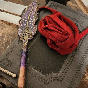 3D Leather Notebook,magic Ritual,gothic,grimoire,wedding Book,guest ...