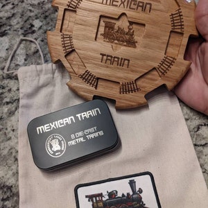 Mexican Train Hub & Tokens - Etsy