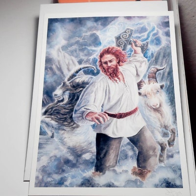 Nótt Night Goddess Norse Mythology Art Nott Hrimfaxi Fantasy Painting ...