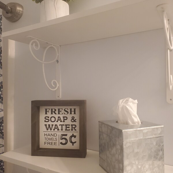 Bathroom Sign, Farmhouse Bathroom Decor, Bathroom Wall Decor - Etsy