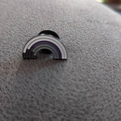 Community Lesbian Flag Pin Subtle Pride Accessory LGBT Enamel Queer ...