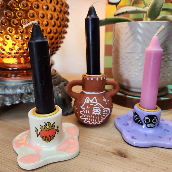 Portals Shrine, Handmade Clay Shrine, Hand Painted Mini Shrine, Altar ...