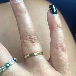 Rings for Women Personalized Word Ring Personalized Inside - Etsy