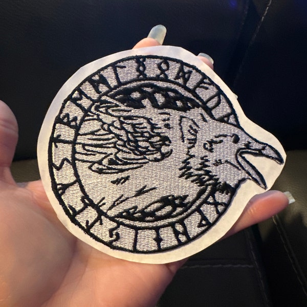 Horror Patch Spine Back Patch, Large Embroidered Patch, Skeleton, Skull , Punk Patch, Goth Patch ...